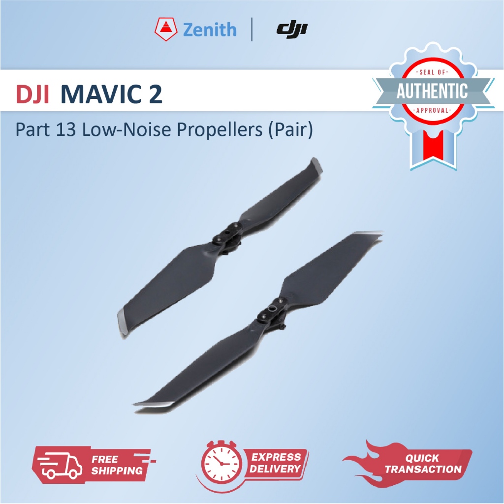 DJI Low-Noise Propellers for Mavic 2 Pro/Zoom (One Pair) | Shopee ...