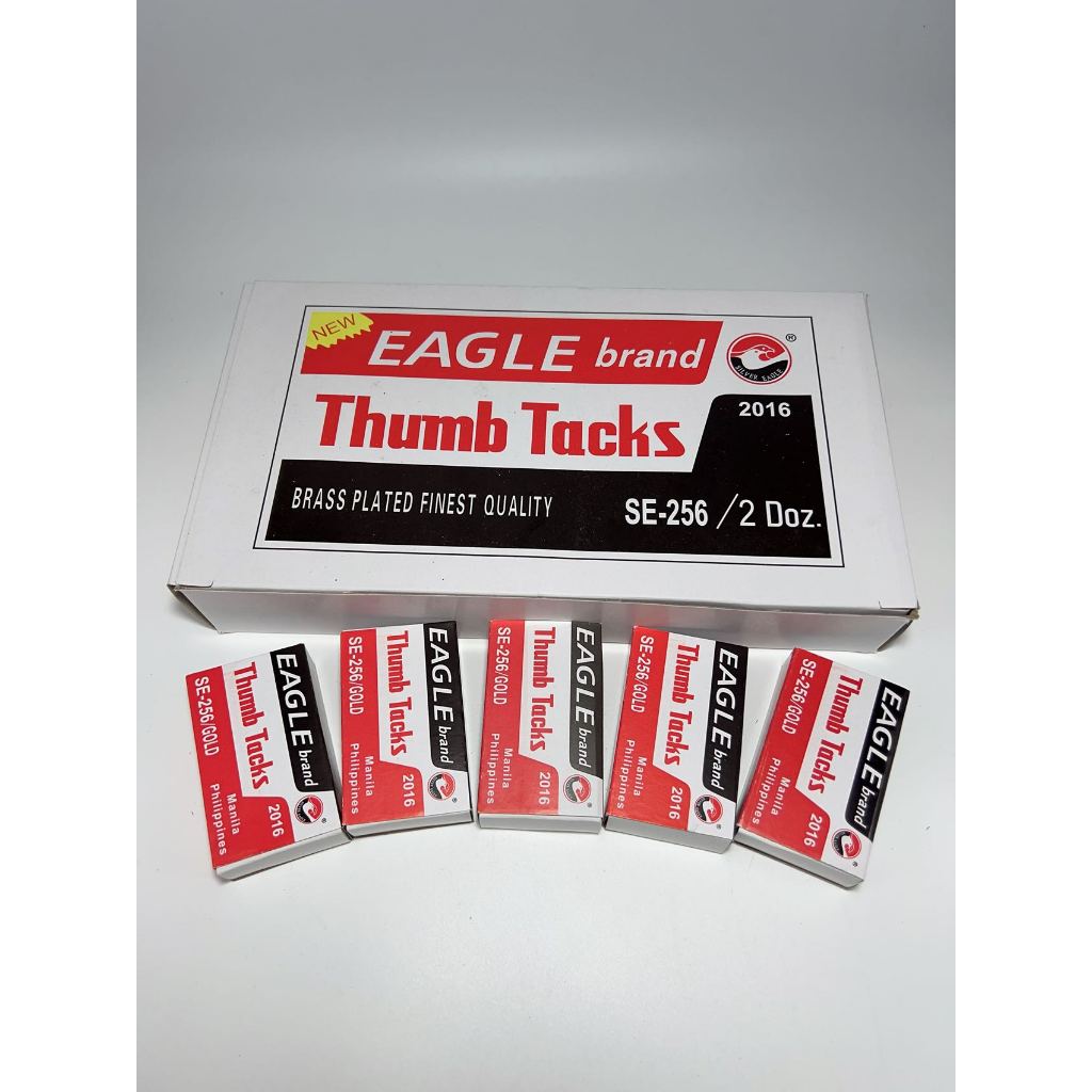 Hot Eagle Thumb Tacks 24pcs for 1box | Shopee Philippines