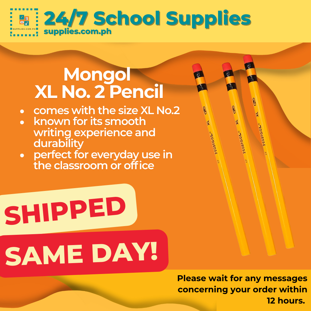 Mongol pencil XL No. 2 Preferred by teachers | Shopee Philippines