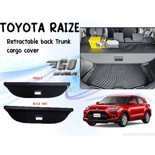 TOYOTA RAIZE 2023 -2025 Cargo Tonneau Cover / TOYOTA RAIZE Retractable ...