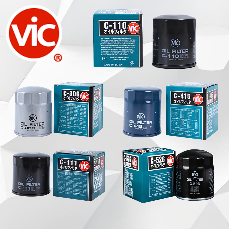 Japan Original Vic C-110 C-111 C-306 C-415 C-526 Engine Oil Filter For ...