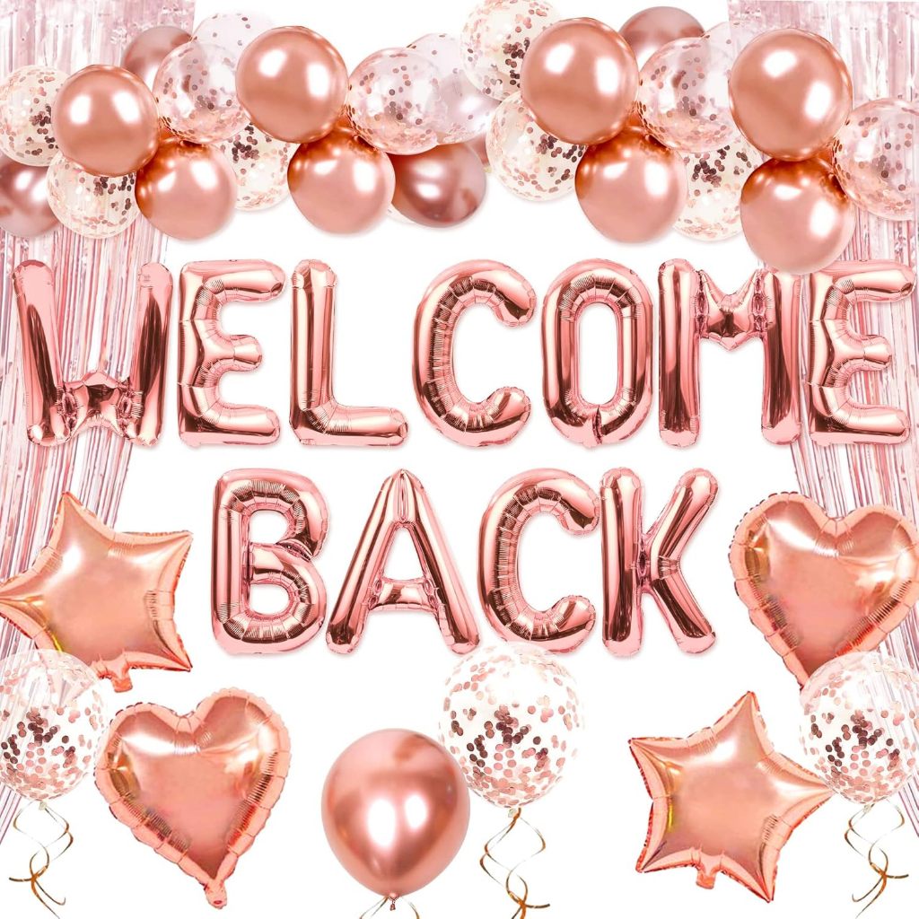 PT26 – Welcome Back Letter Balloons Set for Home Office Celebration ...