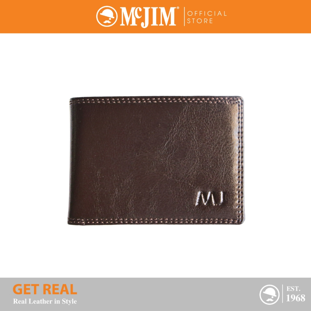 MJ by McJim Leather Billfold Wallet | Shopee Philippines
