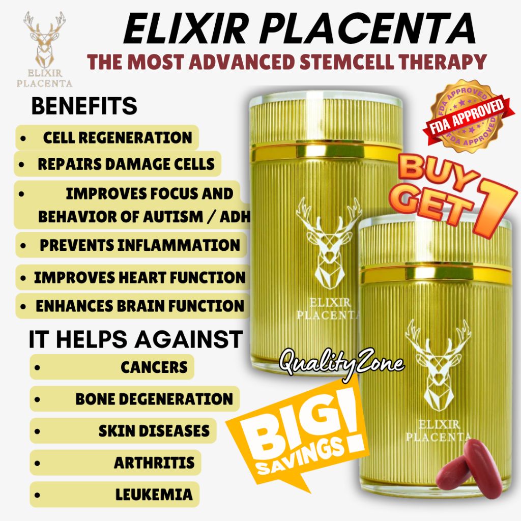 ELIXIR PLACENTA Stem Cell Theraphy from GFoxx | Shopee Philippines