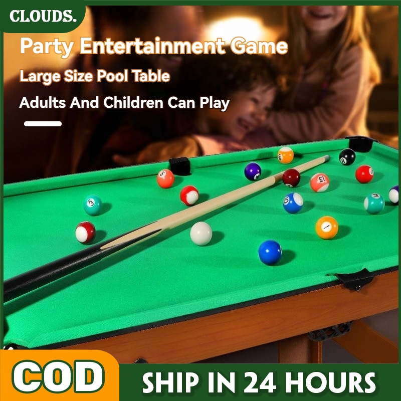 Mini billiard table for Kids wooden with tall feet pool table set taco ...