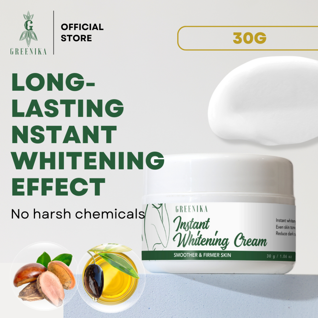 [ INSTANT WHITENING CREAM ] Greenika Skin Lightening Cream, Brightens ...