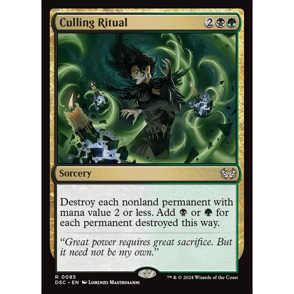 MTG Magic: The Gathering - Culling Ritual | Shopee Philippines