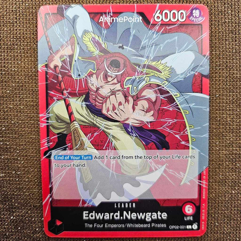 One Piece TCG [ENGLISH] OP02-001 L Edward Newgate [ENGLISH VERSION ...