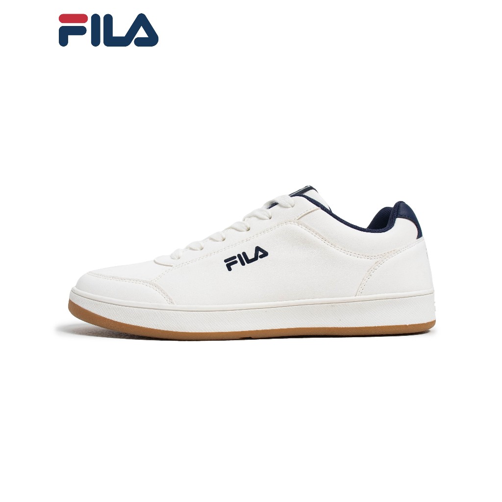 FILA Mens Heritage Lucca MS White/Navy | Shopee Philippines