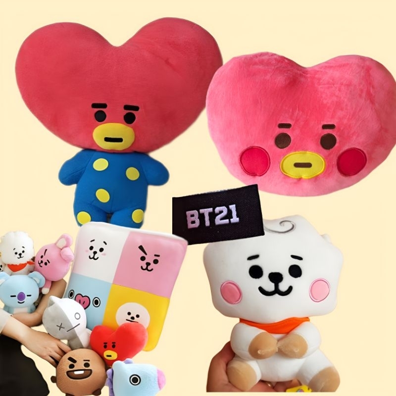 BT21 Baby Rj Tata plush doll with tag | Shopee Philippines