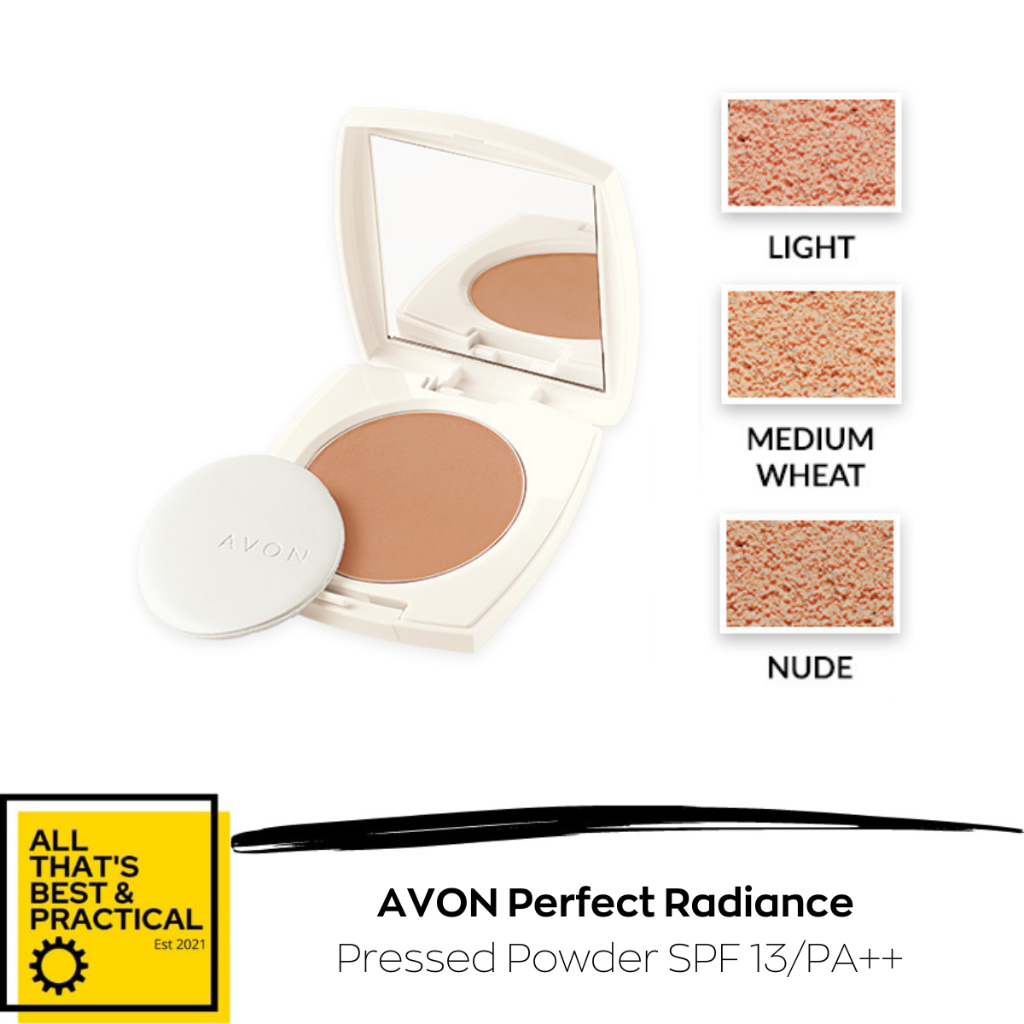 AVON Perfect Radiance Pressed Powder SPF 13/PA++ | Shopee Philippines