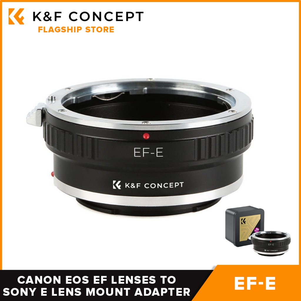 K&F Concept Canon EF Lenses to Sony E Mount Camera Adapter EF-E ...