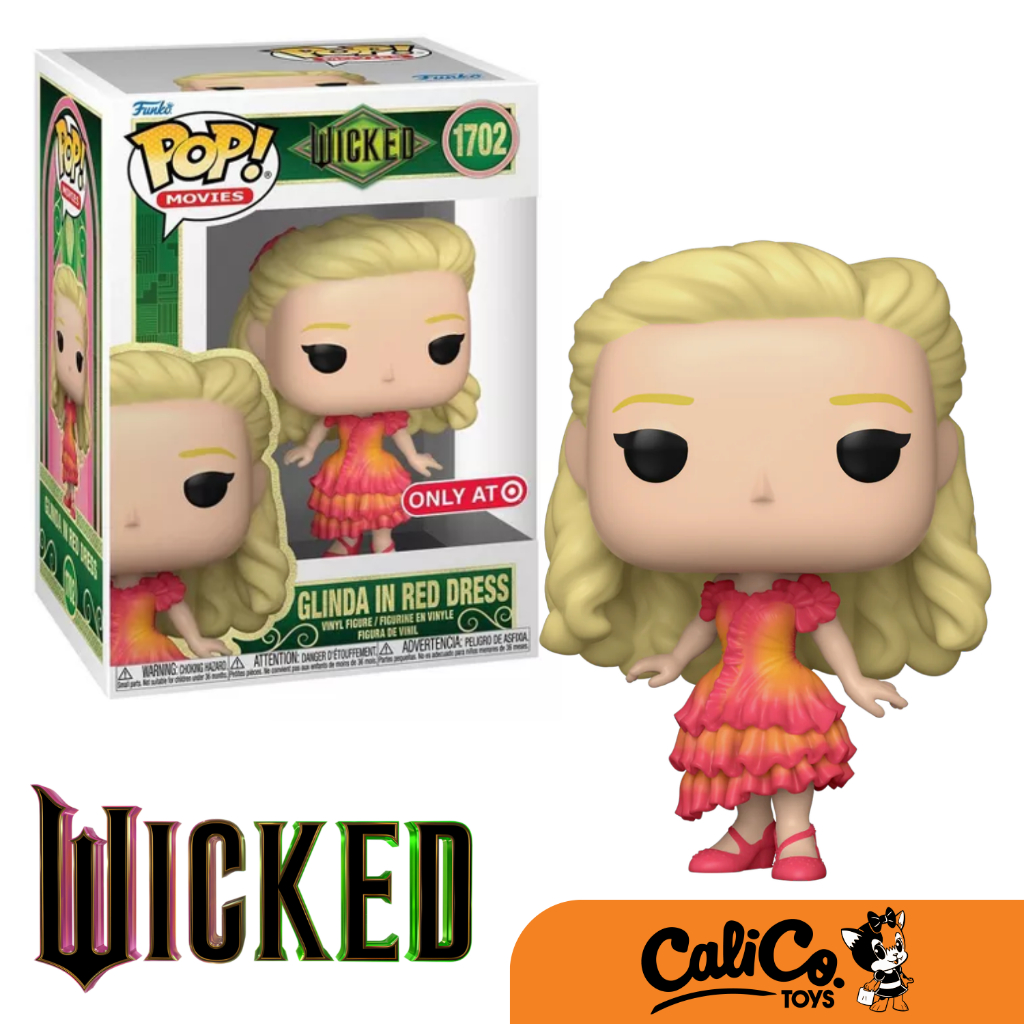 Funko POP! Movies: Wicked - Glinda in Red Dress (Target Exclusive ...