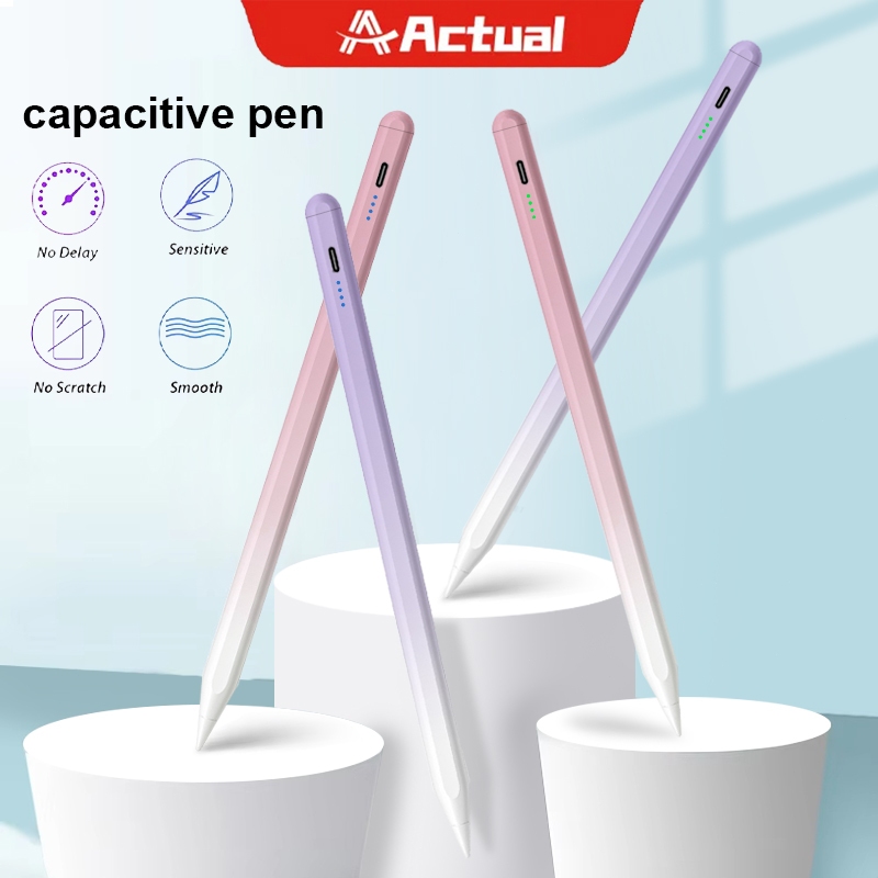 Universal 2 In 1 Stylus Smart Pencil Drawing Tablet Pen Capacitive ...