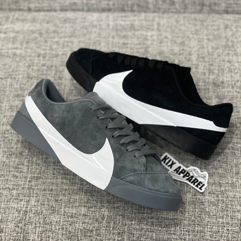 Ep Blazer Jumbo 77 Suede Grey By Kixapparel New Shopee Philippines