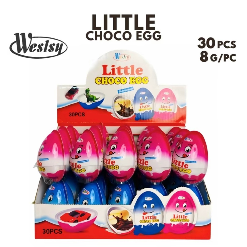 30PCS/1box of delicious small chocolate eggs, containing surprise toys ...