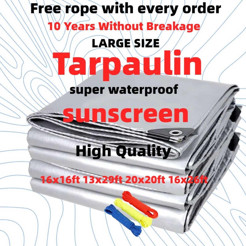 Trapal Lona Waterproof Tent Rainproof Makapal Tarpaulin Tolda Tarp ...