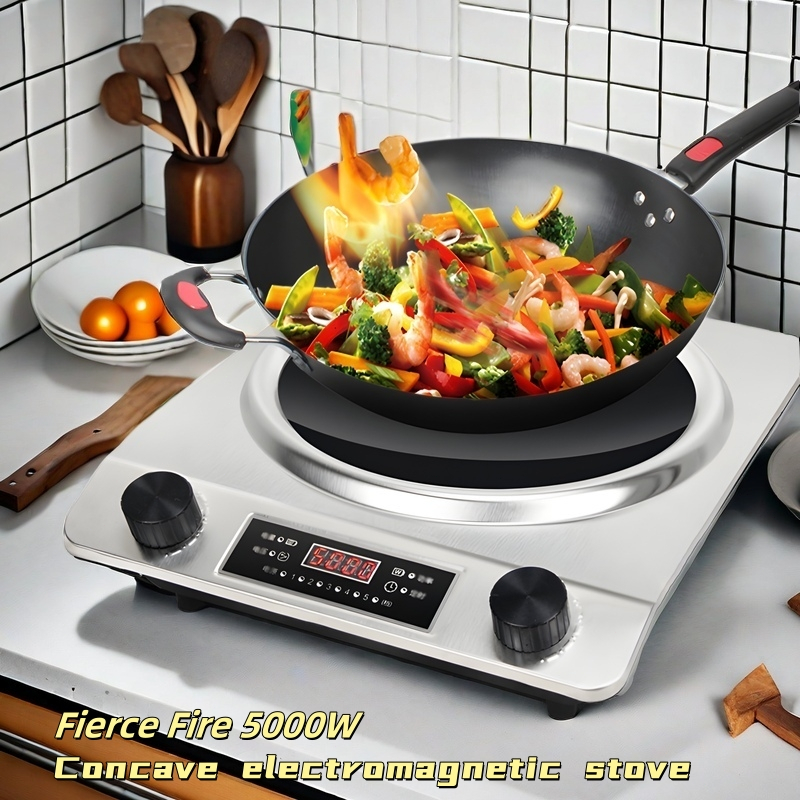 Concave induction cooker high power induction energysaving inverter ...