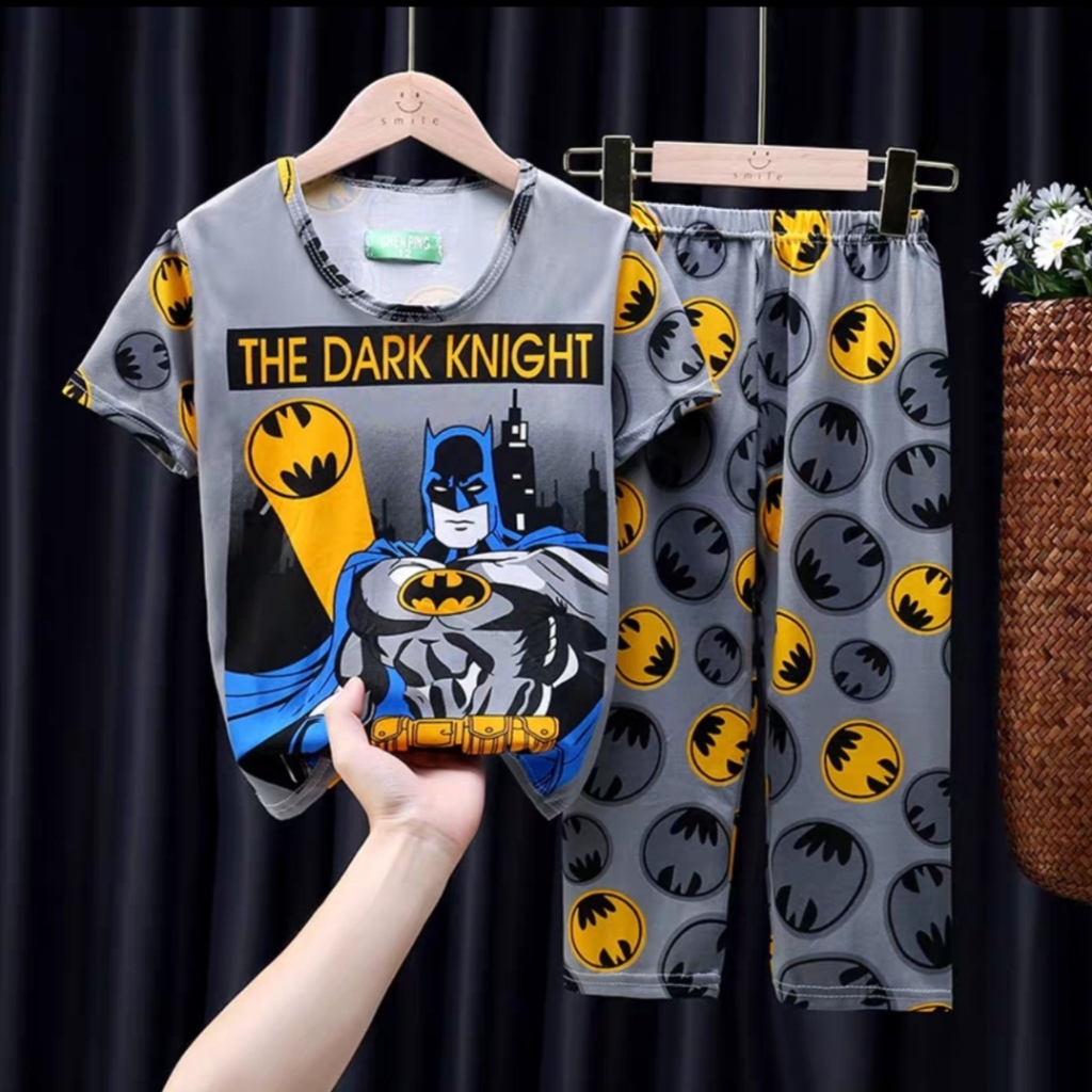 @FOREVER Boy Kids Terno pajama Cute Characters Design Sleepwear Set ...