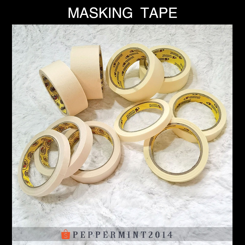 BOX 320pcs 1-1/2" Croco Masking Tape Industrial Packaging Labelling ...