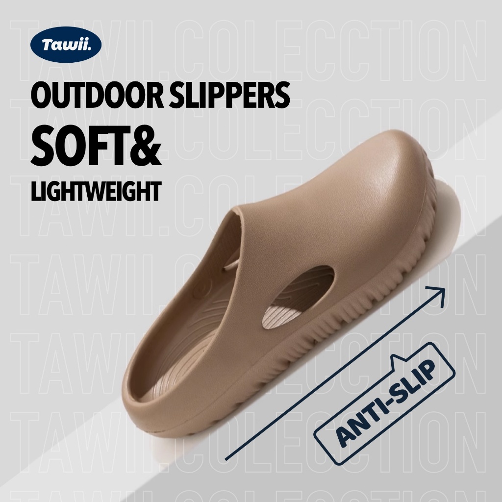 Tawii. Boston Clogs Mule Slippers outdoor Anti-slip Soft lightweight ...