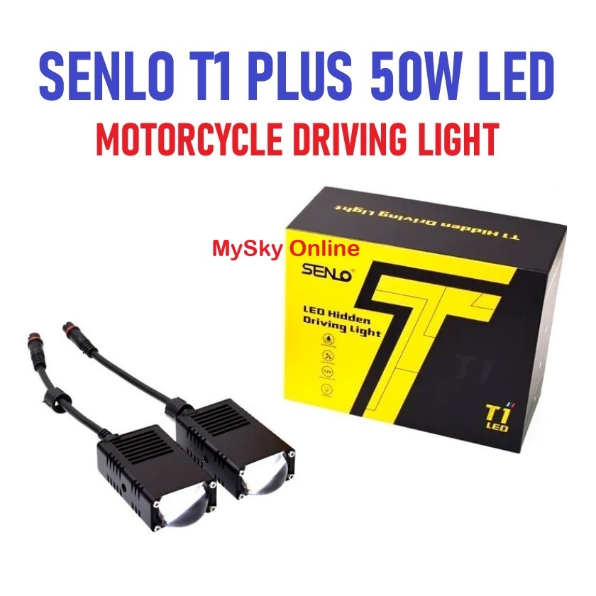 Senlo T1 PLUS V3 50W LED Mini Driving Lights Headlight New Fog Lamp ...