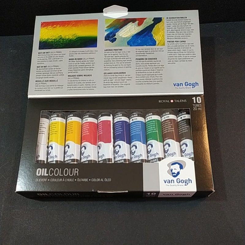 Van Gogh Oil Color Set 10x20ml | Shopee Philippines