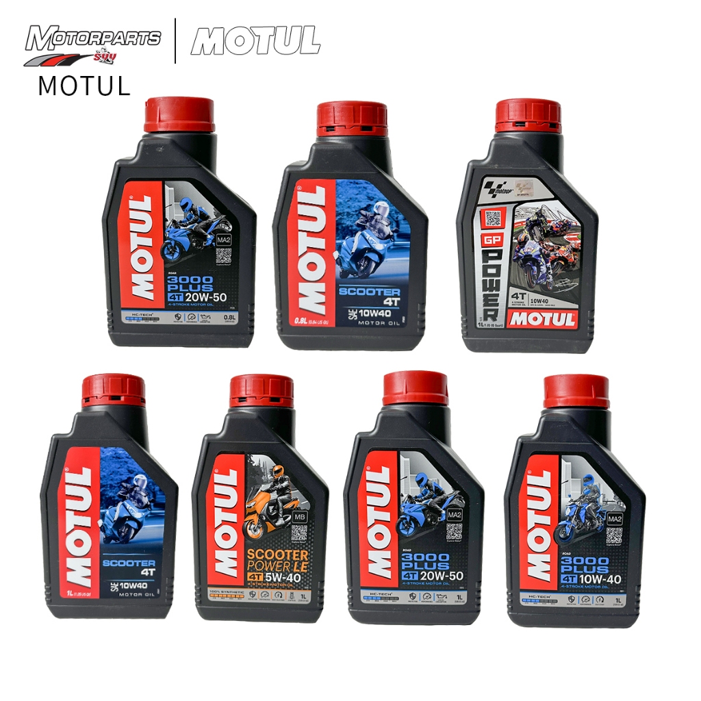 Motul Engine Oil Universal Genuine Oil Scooter 1L AND 800ML /3000 PLUS ...