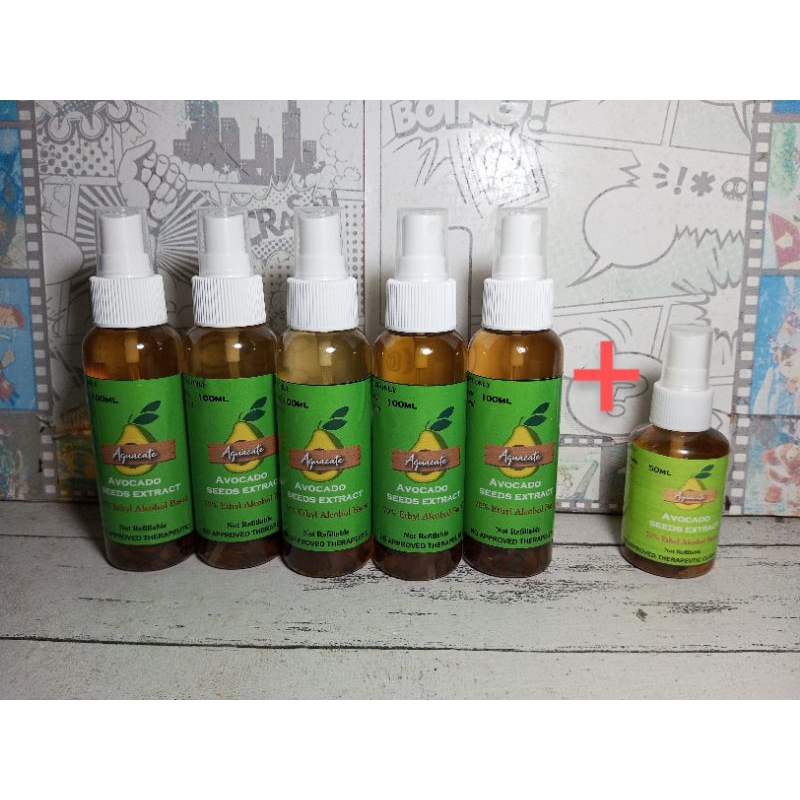 5+1 A Aguacate Massage Alcohol Base with Avocado Seed Extract | Shopee ...