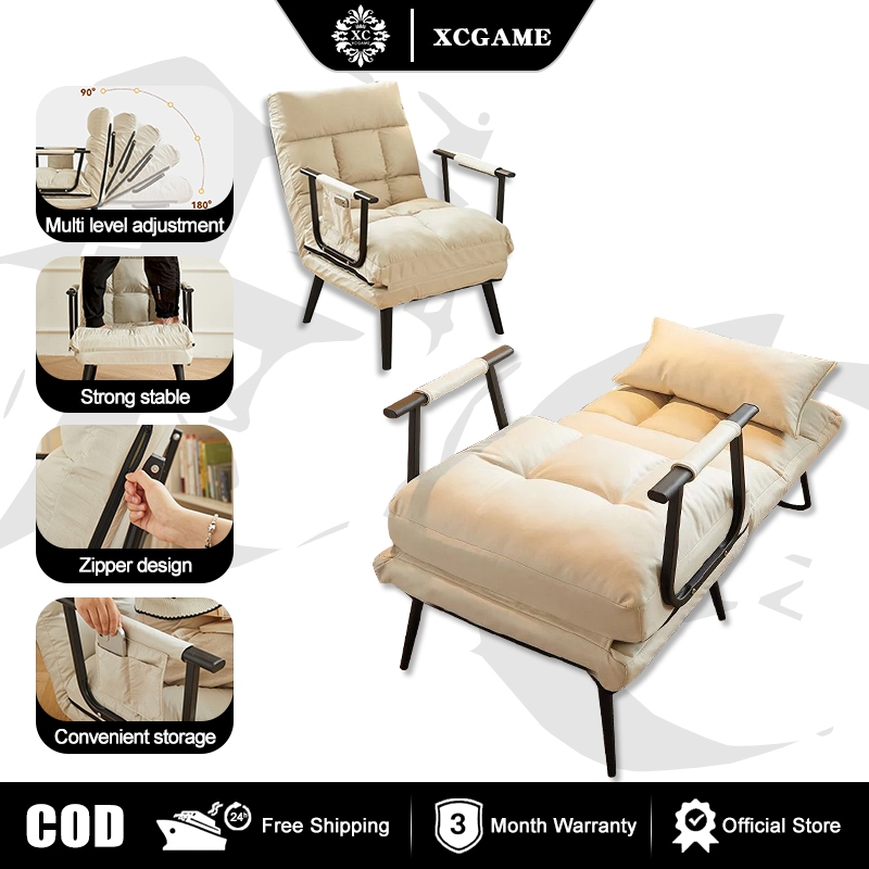 XCGAME Chair office Napping Sofa Chair Folding Bed Reclining Chair ...
