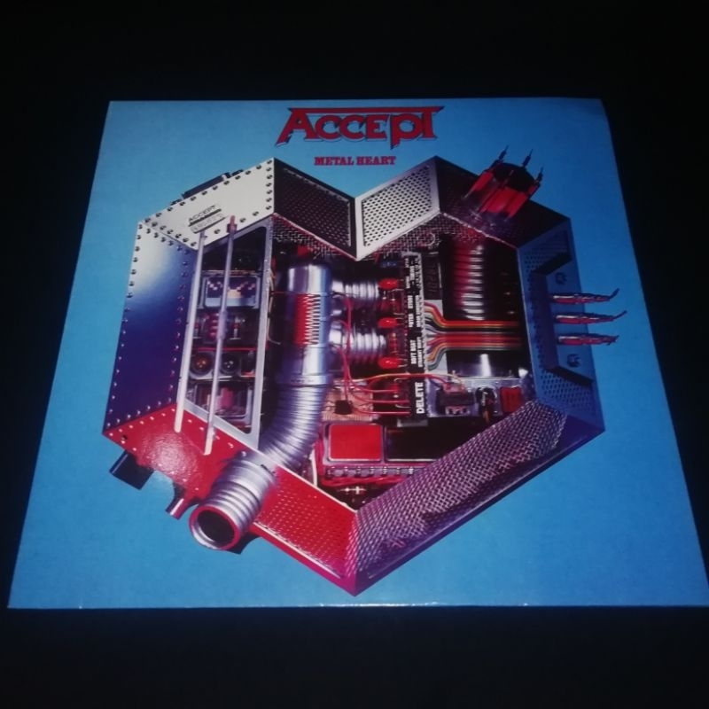 ACCEPT - Metal Heart LP VINYL RECORD Heavy Metal music album 1ST GERMAN ...