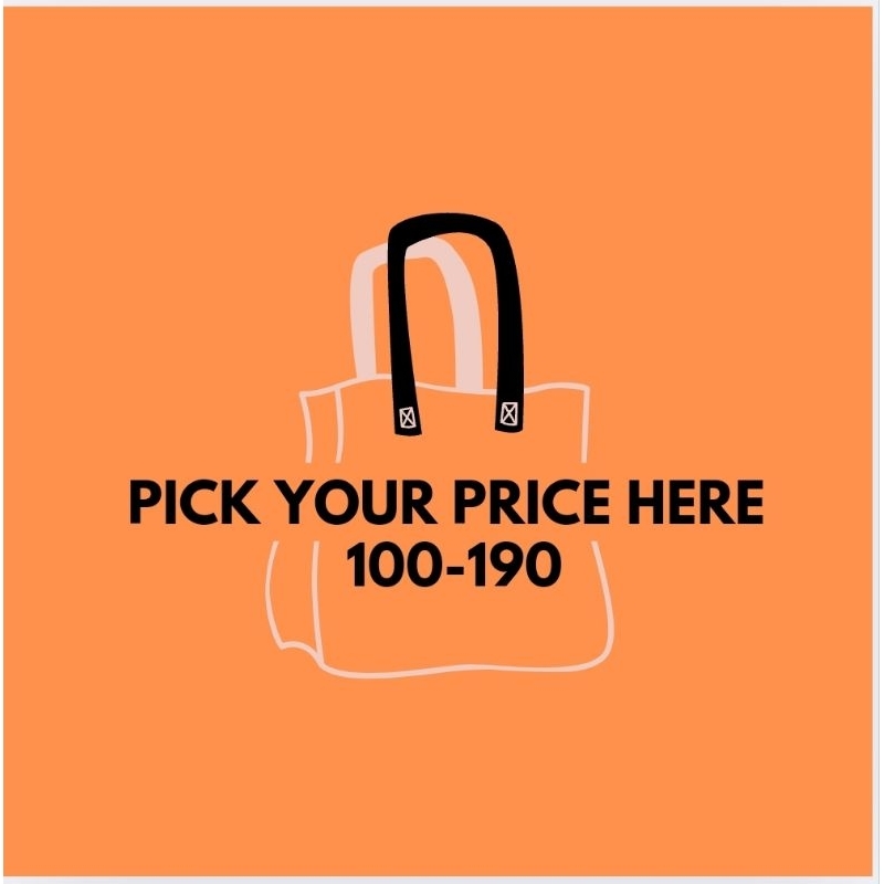 PICK YOUR PRICE HERE (100-190) | Shopee Philippines