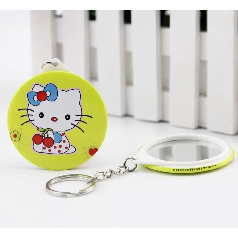 100pcs 58mm mirror keychain button DIY badges blank material button ...