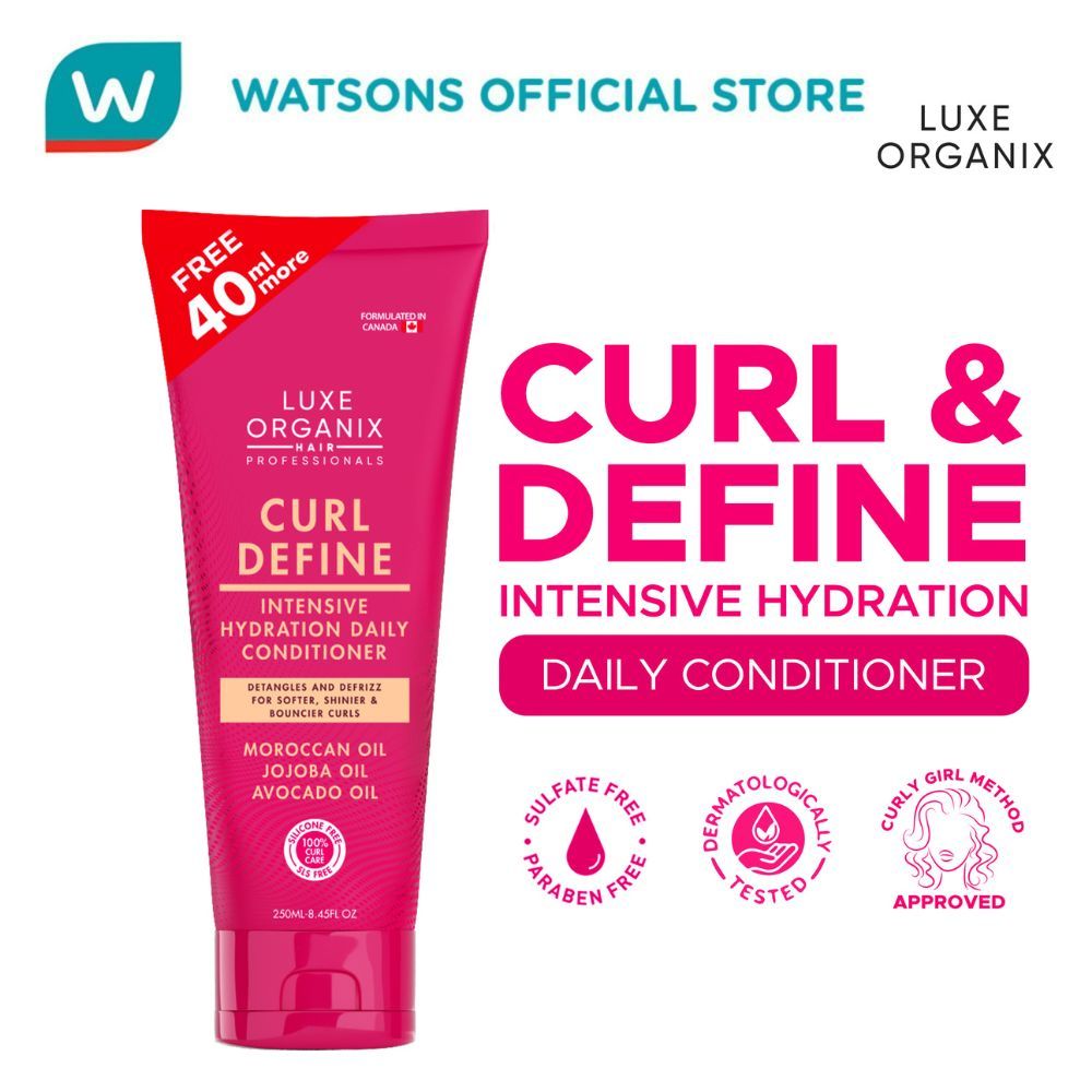 LUXE ORGANIX Curl Define Intensive Hydration Daily Conditioner 250ml ...