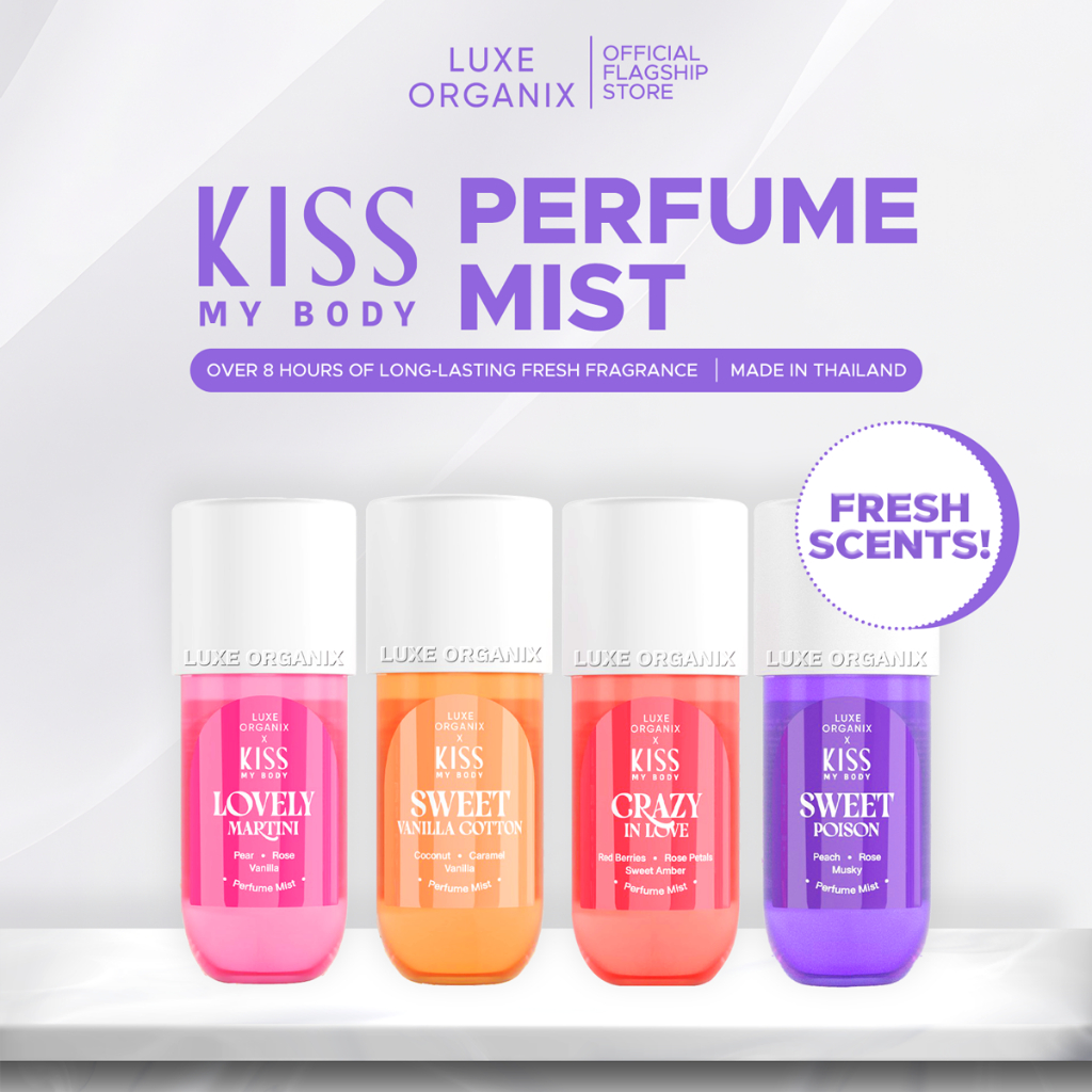 LUXE ORGANIX LUXE ORGANIX Kiss My Body Perfume Mist 88ml | Shopee Philippines