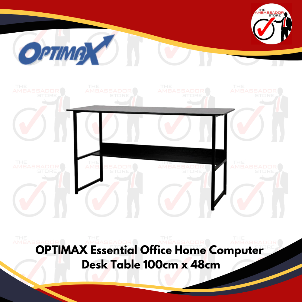 OPTIMAX Essential Office Study Home Computer Desk Table 100cm x 48cm | Shopee Philippines