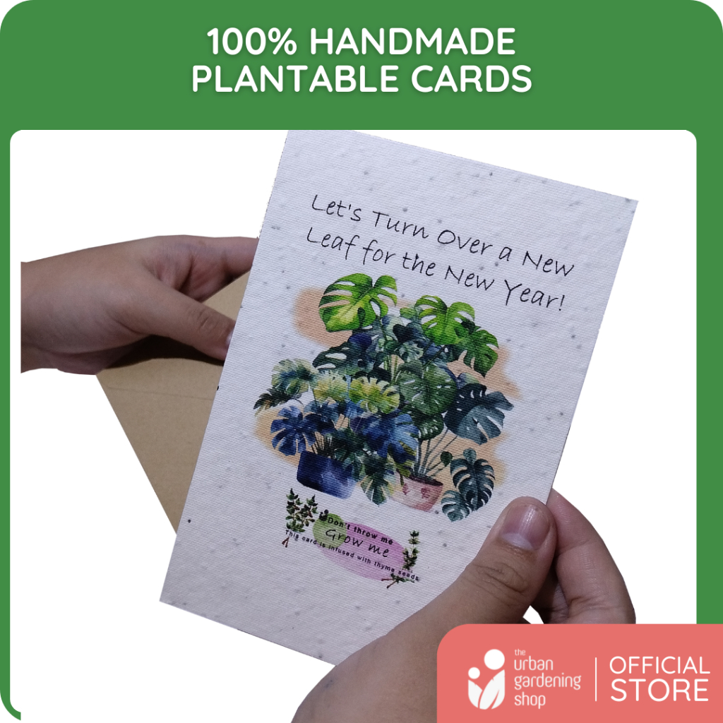 THE URBAN GARDENING SHOP Plant-able Seed Cards : Handcrafted Recycled ...