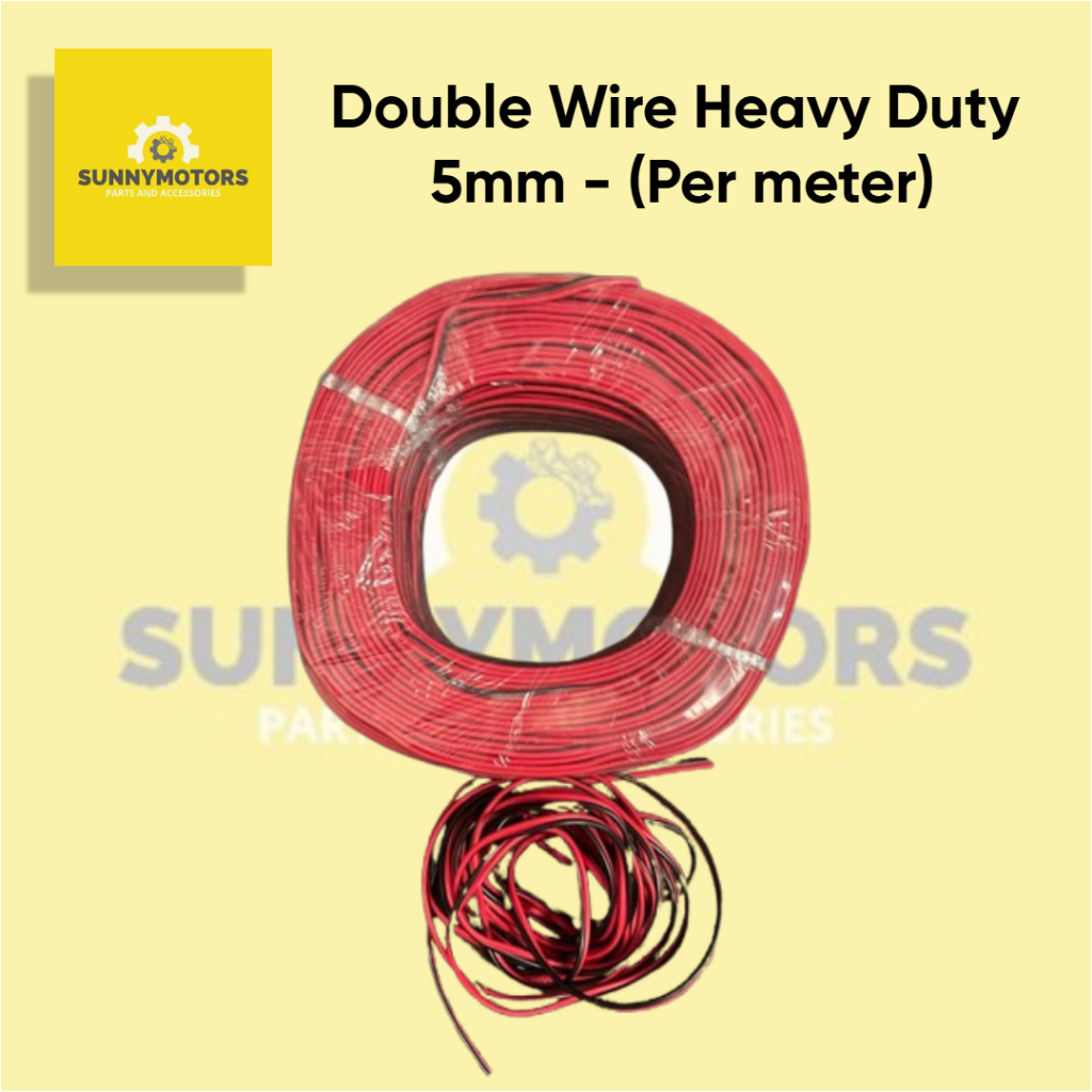 Double Wire Heavy Duty 5mm - (Per meter) | Shopee Philippines