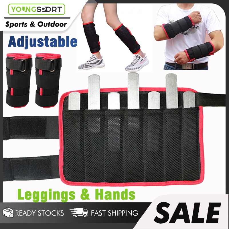 （2PCS/Pair）Adjustable Arm/Ankle Legging Exercise Weight Wraps Strength ...