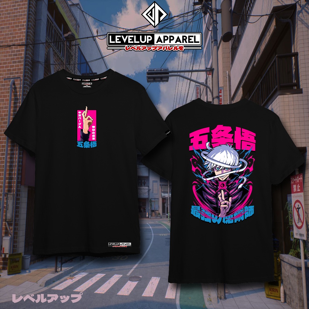 Satoru Gojo Jujutsu Kaisen Anime Shirt by Level Up Apparel | Shopee ...