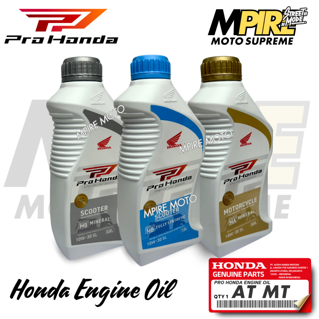 PRO HONDA ENGINE OIL (GENUINE) | Shopee Philippines