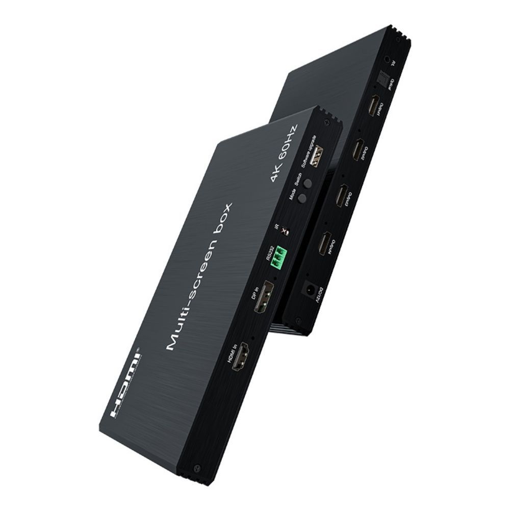 ArgoX 4-Out HDMI Splitter Multi-Screen Box w/ DisplayPort DP Input for ...