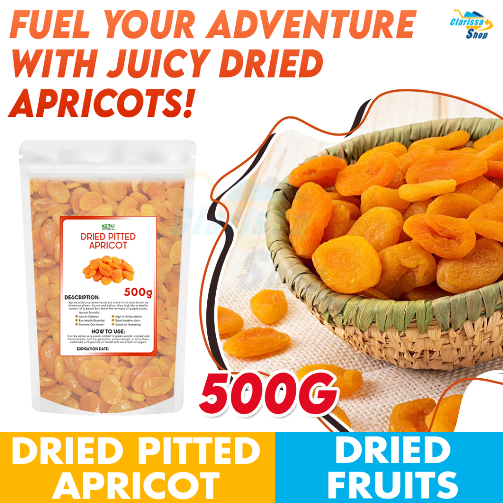 Dried Pitted Apricots 500g | Shopee Philippines