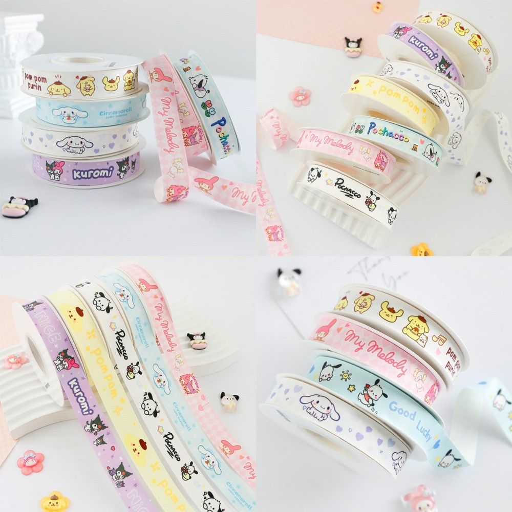 Sanrio Cinnamoroll My Melody Kuromi Character Ribbons giftwrapping ...