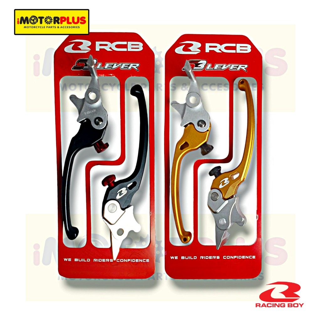 RCB BRAKE LEVER SET S3 ADV 150/PCX 160 BLACK/THAI GOLD | Shopee Philippines