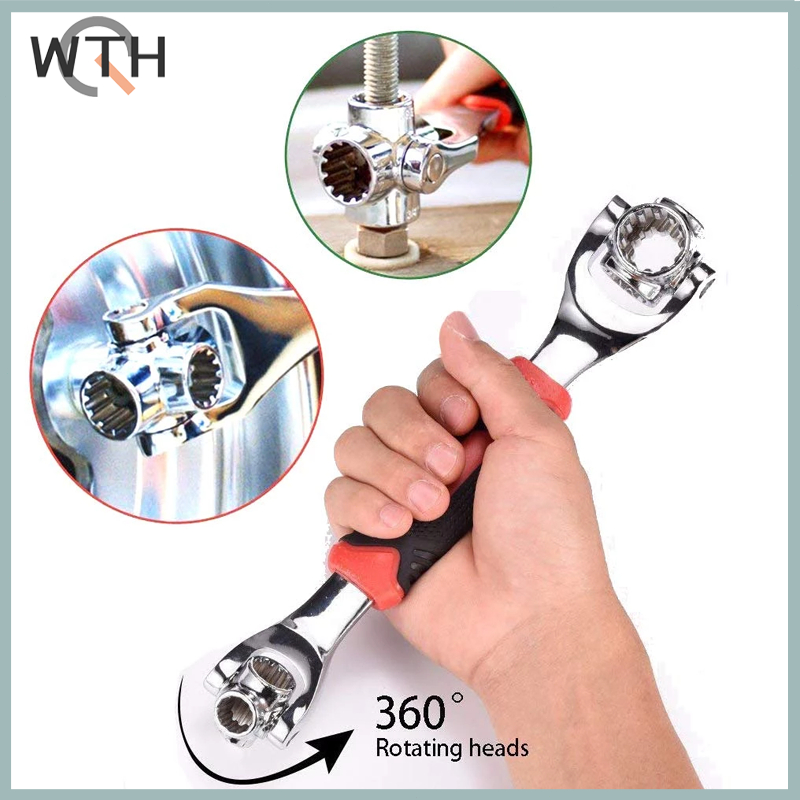 8in1 Multifunction socket wrench spanner wrench adjustable wrench ...