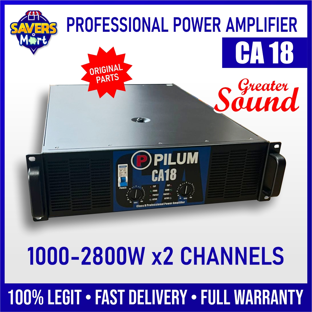 Original CA18 Professional Power Amplifier / 1000-2000W / Two Channels ...