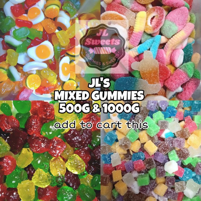 JL's Mixed Gummies 500g & 1000g | Shopee Philippines