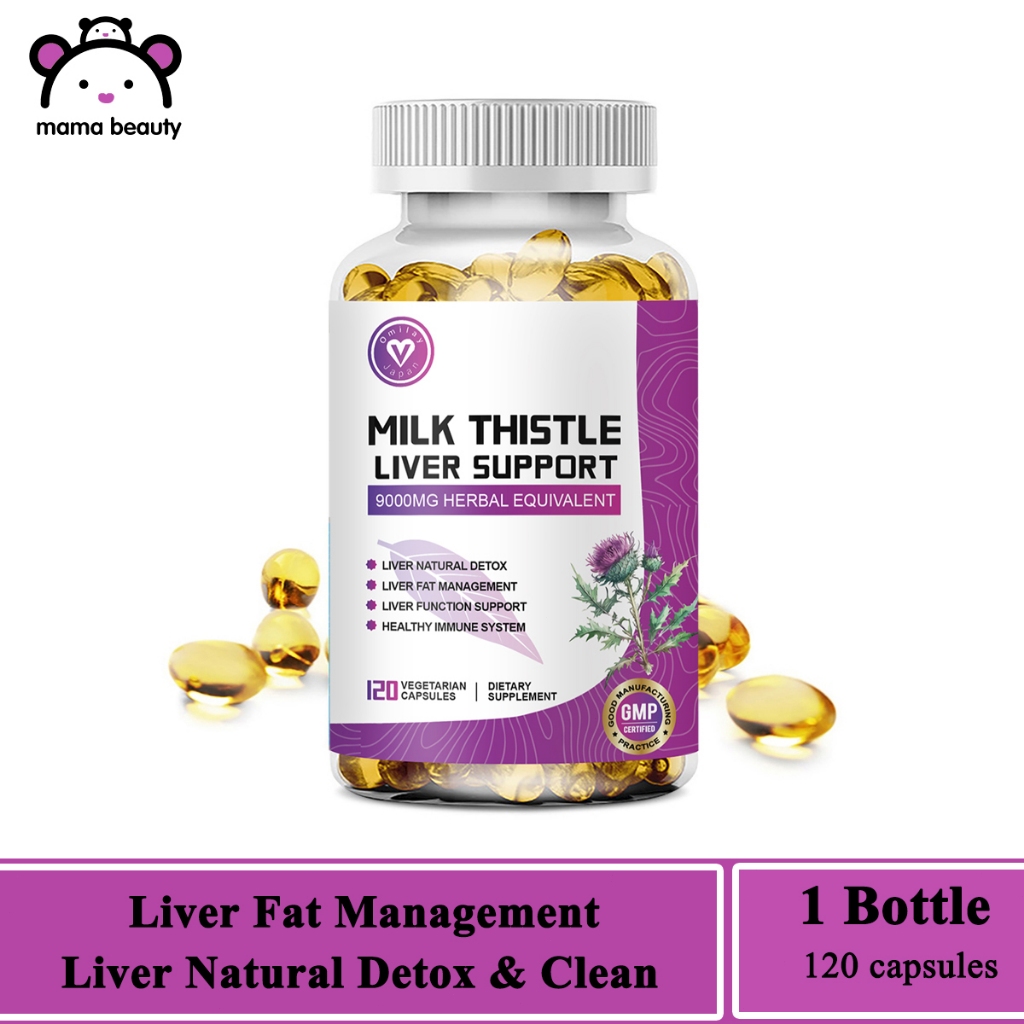 Mama Beauty Milk Thistle Softgel Support Liver Health Promote Immunity ...
