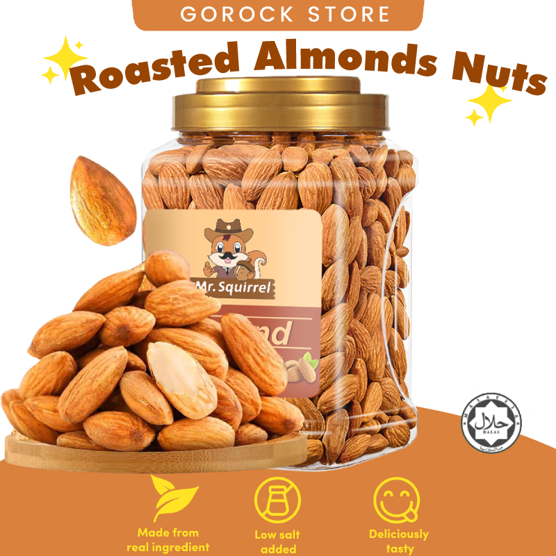 Trail Mix Daily roasted Almonds Nuts 100g/250g/500g Milk Fragrance ...